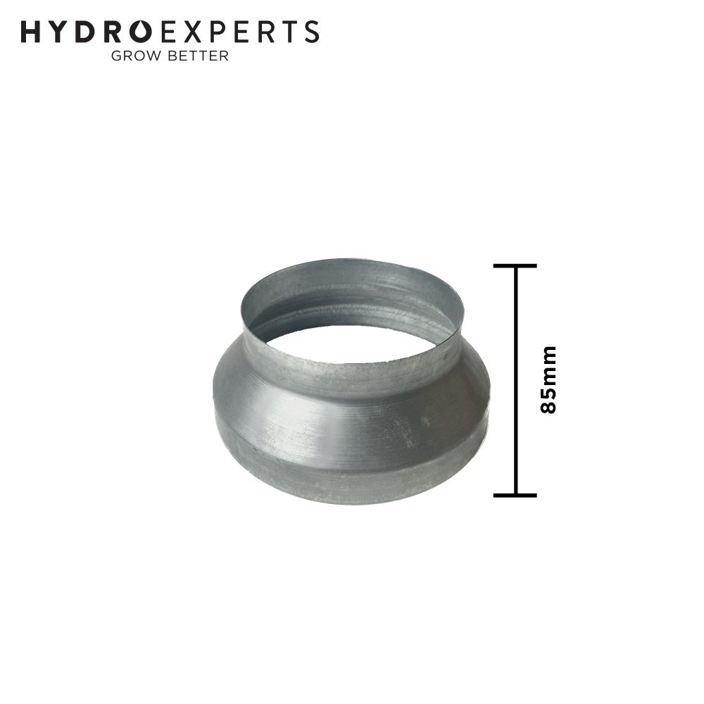 Galvanized Steel Slim Duct Collar | Hydro Experts