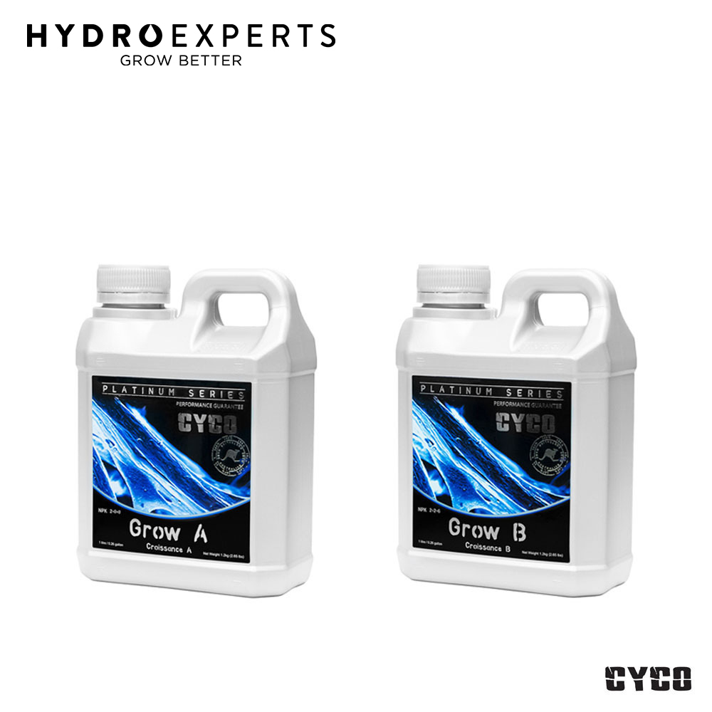 Cyco Platinum Grow A+B Nutrients | Hydro Experts AU Shop