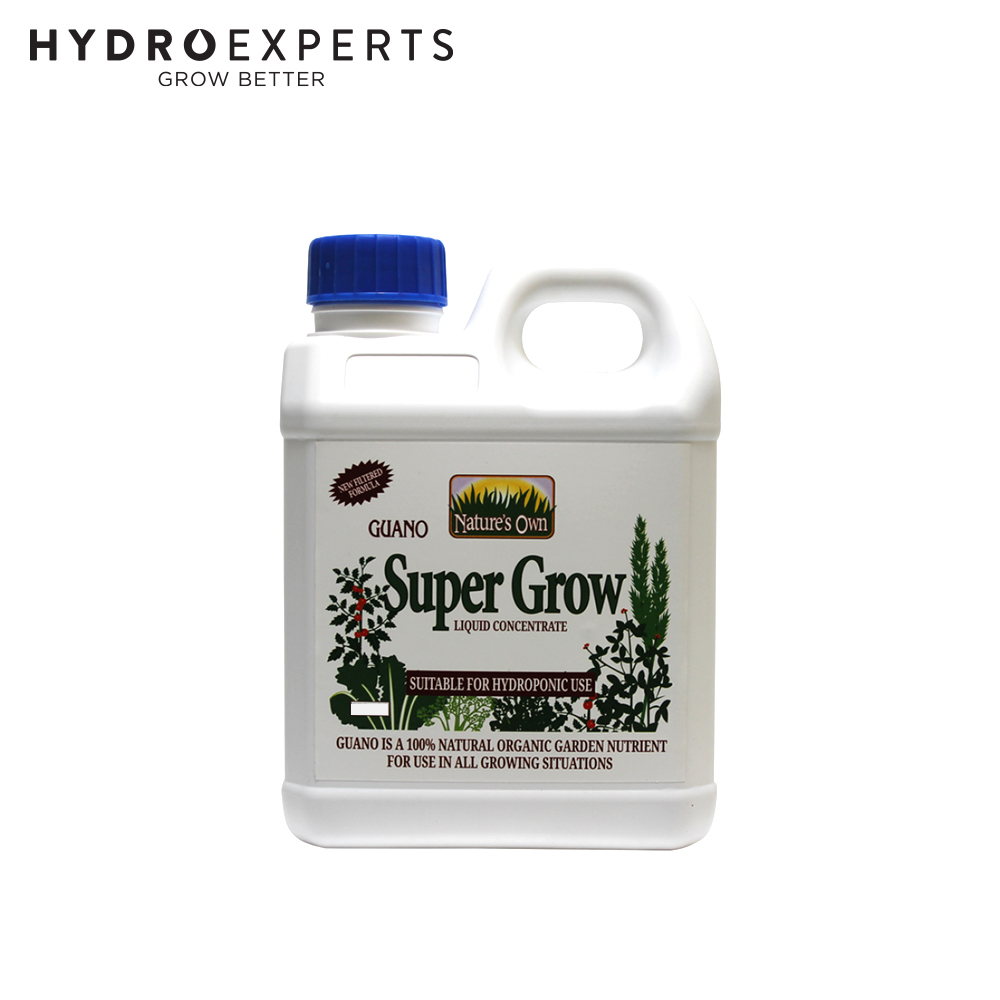 Natures Own Super Grow 1L 20L guano organic enhancer