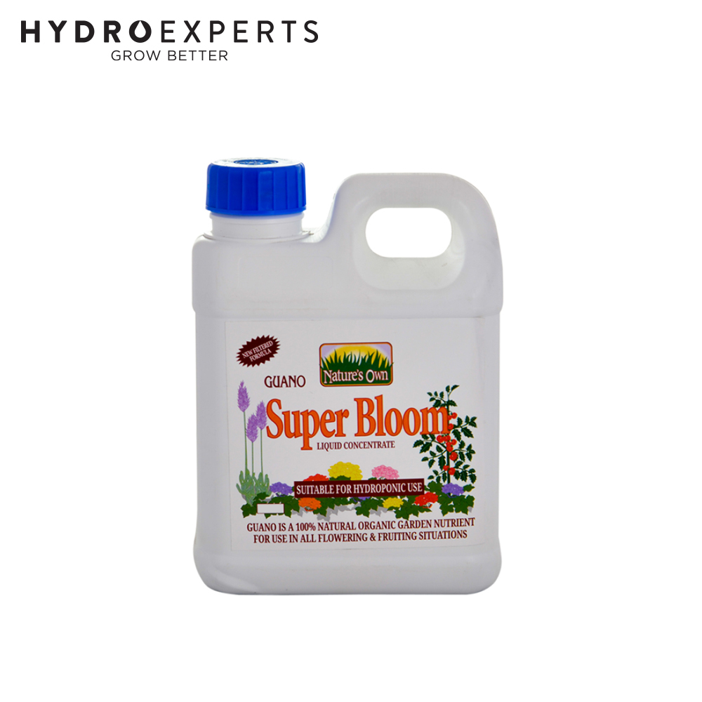 Natures Own Super Bloom 1L 20L guano organic flower aid