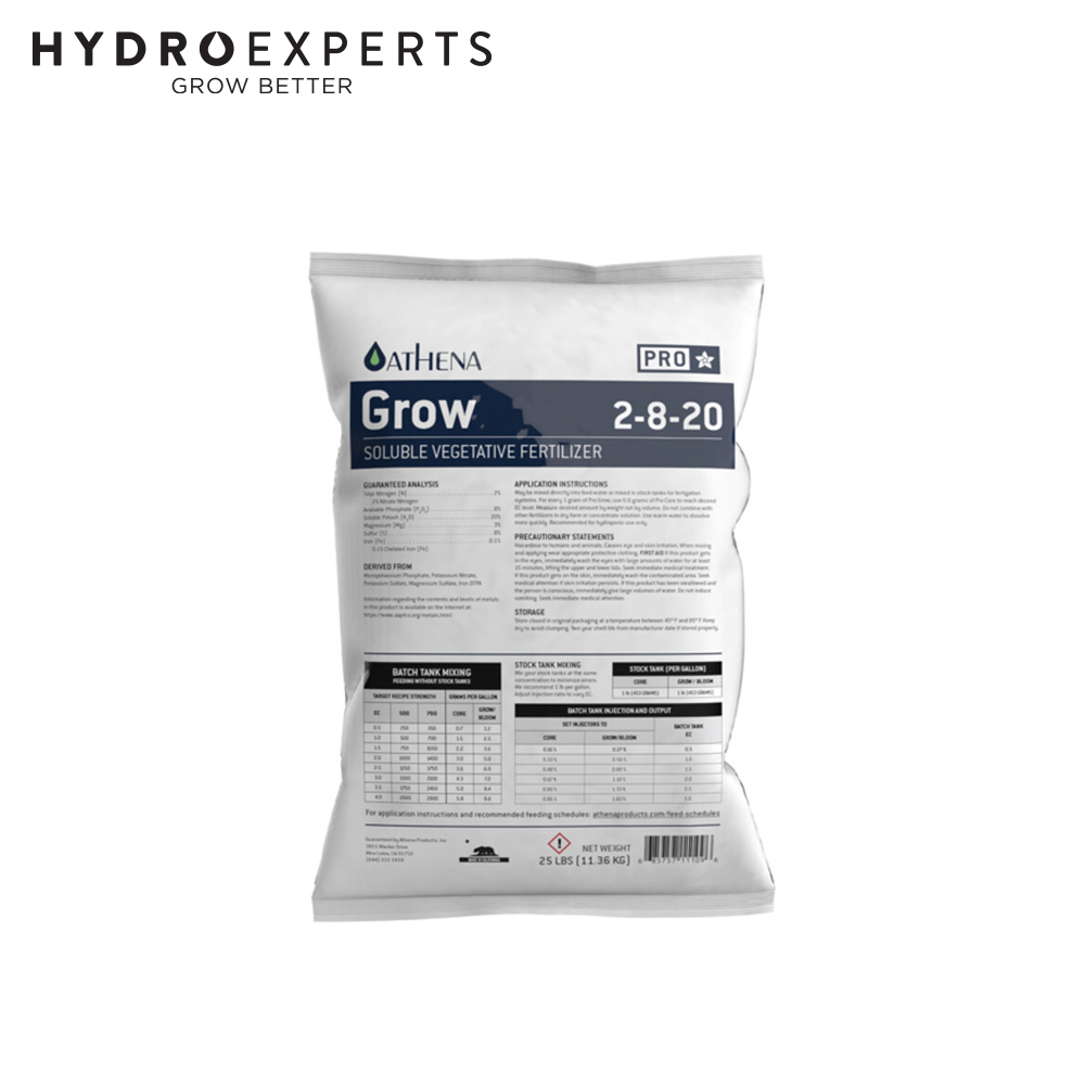 Athena Pro Line Grow Nutrients | Hydro Experts AU Shop