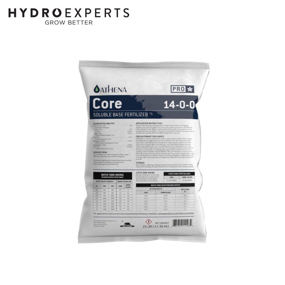 Athena Pro Line Core Nutrients | Hydro Experts AU Shop