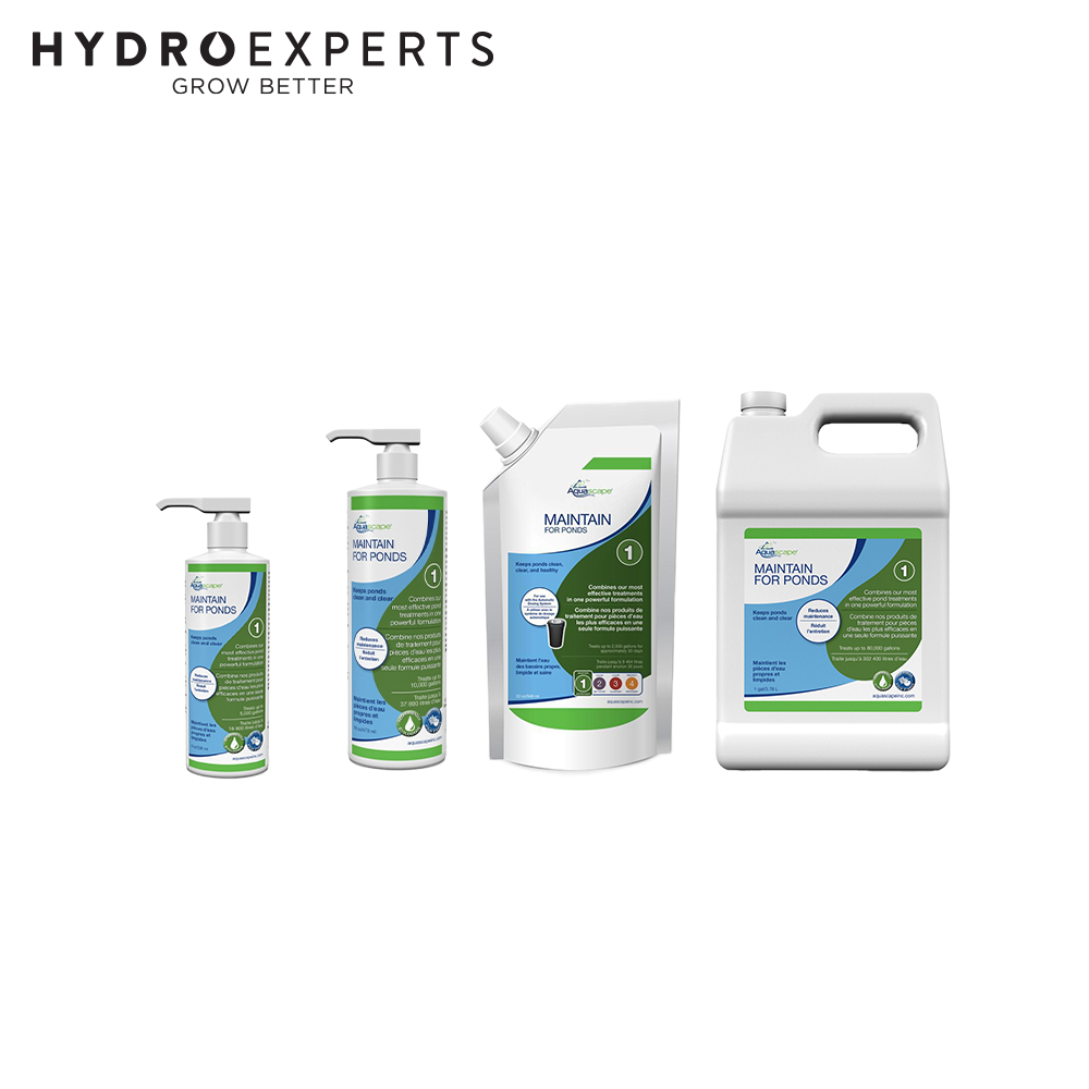 Aquascape Maintain For Ponds 236ml 473ml 1l 378l Hydro Experts